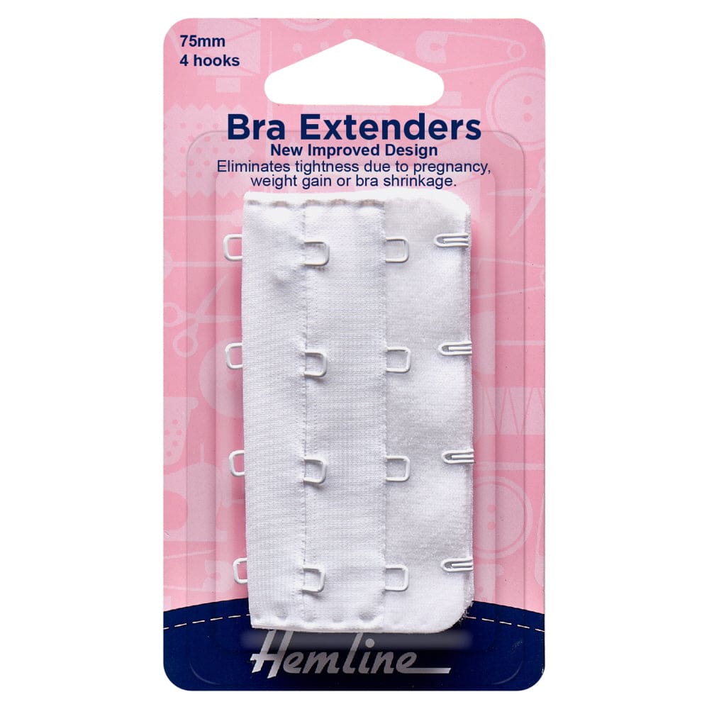 Hemline Bra Back Extender 75 mm